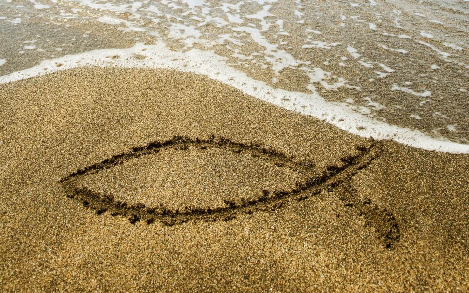 Infinity Sign In Sand