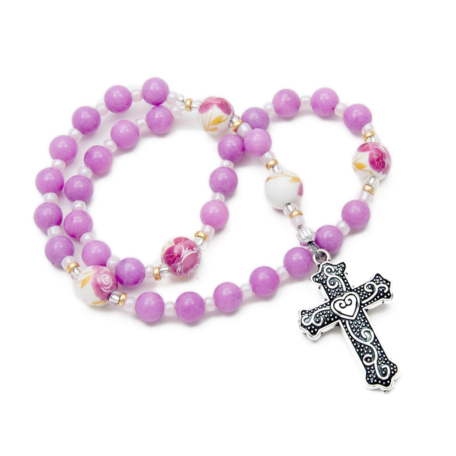 Pink Anglican Prayer Beads, and Rosaries Christian Gifts - Unspoken ...